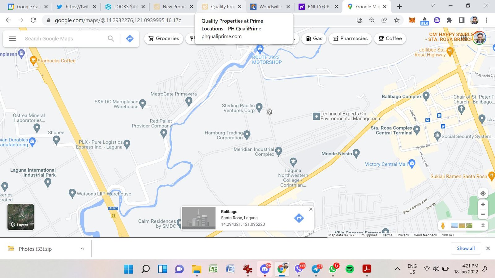 Sta Rosa Lot for Sale, 2.1 hectares - PH QualiPrime Realty